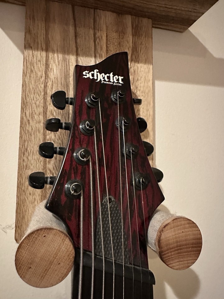 Schecter - 8 String Guitar - Silver Mountain - Blood Moon - C-8 | eBay