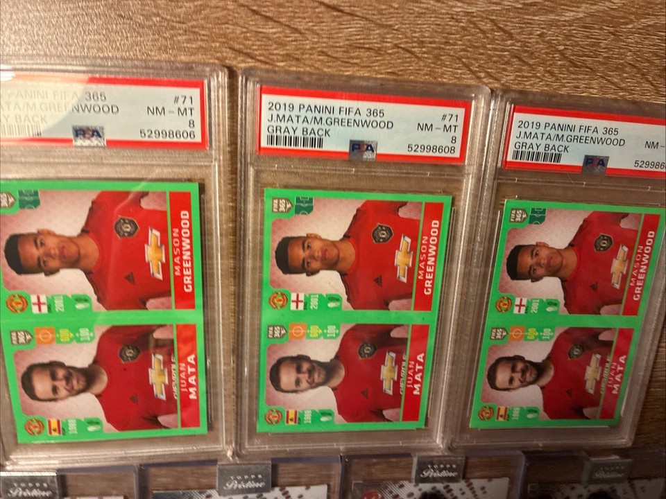 Football Card Bundle- 17 Cards, 3 Graded, 4 Mag Case, 10 Numbered *Read ...
