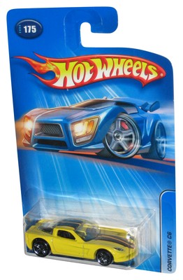 Hot Wheels Yellow Corvette (2005) Mattel C6 Toy Car #175 | eBay