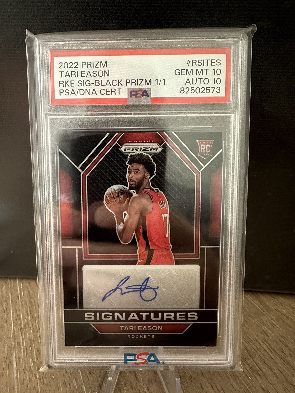 2022 Prizm 1/1 Tari Eason Signatures PSA 10 Rockets | eBay