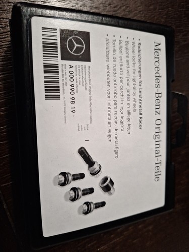 Mercedes Benz Wheel Lock Kit. A 000 990 9819 | eBay