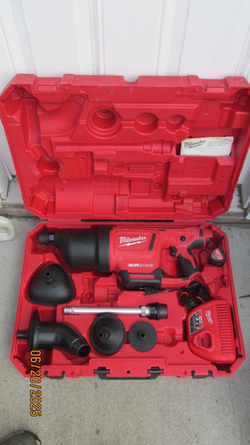 Milwaukee 2572b-21 m12 air snake drain cleaner air gun kit | eBay