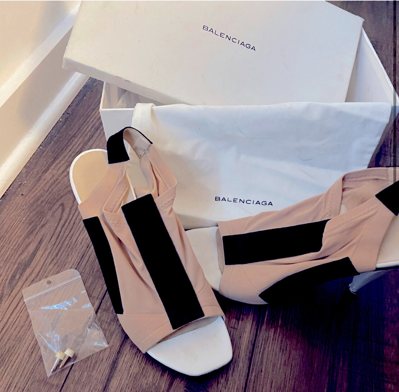 BALENCIAGA Mesh Heels - Gem