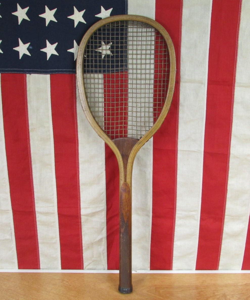 Vintage Antique Spalding Wood Tennis Racquet Transitional 1900s-1910s ...