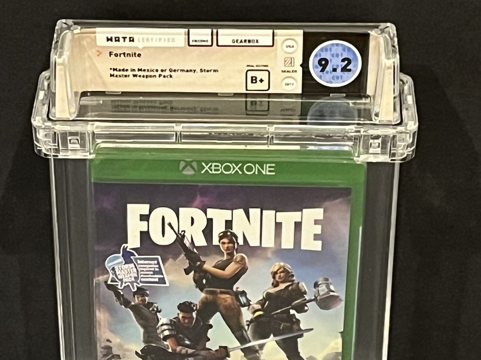 Fortnite 2017 Xbox One New Factory Sealed Game WATA 9.2 Seal B+ Epic ...