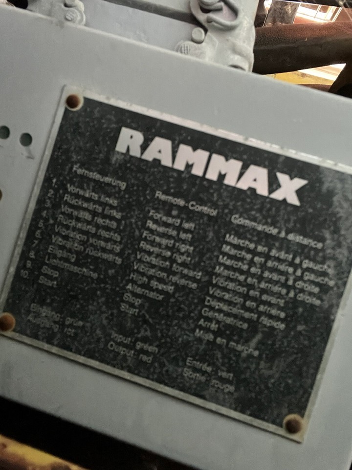 Rammax RW 1404 MR vibratory trench roller P33/24 HHMR | eBay