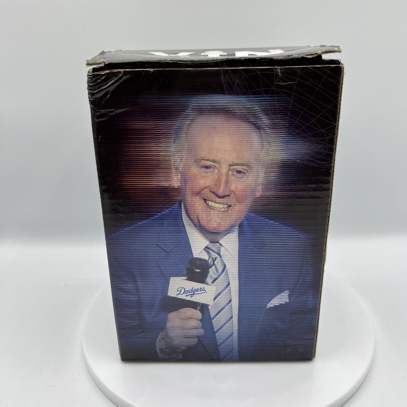 2017 LOS ANGELES DODGERS VIN SCULLY SGA COMMEMORATIVE MICROPHONE STATUE ...