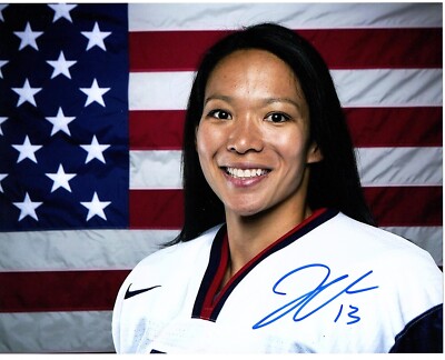 JULIE CHU TEAM USA WOMENS HOCKEY 8X10 SIGNED AUTOGRAPHED PHOTO COA ! | eBay
