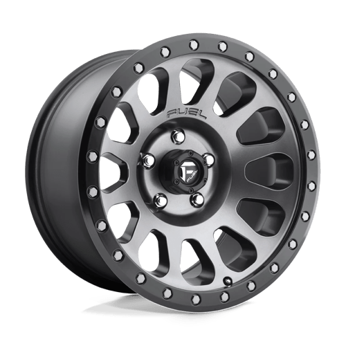 Fuel 1PC D601 VECTOR 17X8.5 6X139.7 7 108.00 MATTE GUNMETAL BLACK BEAD ...