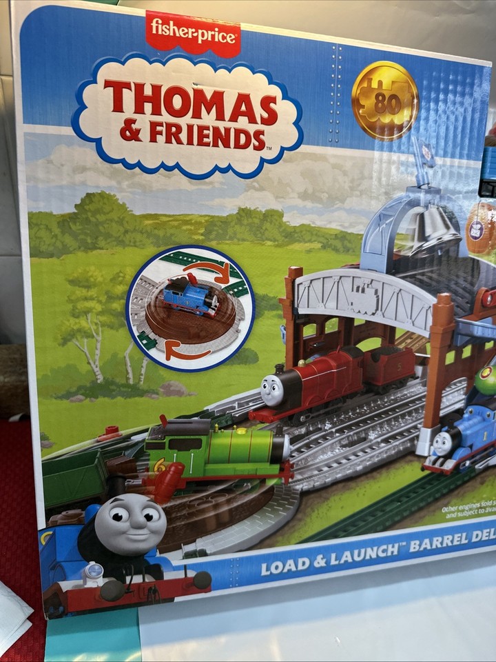 Thomas & Friends 2025 Motorized Load & Launch Barrel Delivery Set New ...