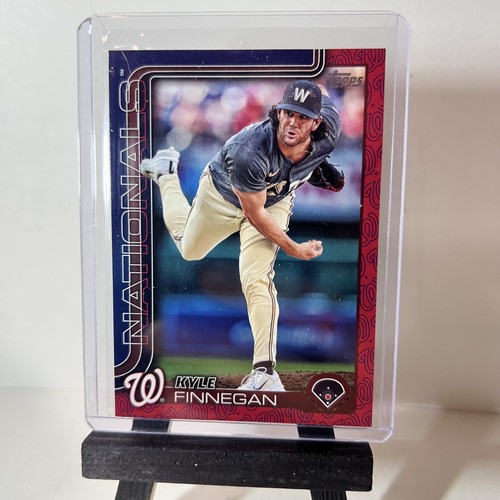 Topps 2025 Kyle Finnegan Washington Nationals Team Logo Border ...