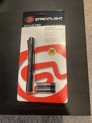 Streamlight Stylus Pro Flashlight w/2 (AAA Batteries) 80926661189 | eBay