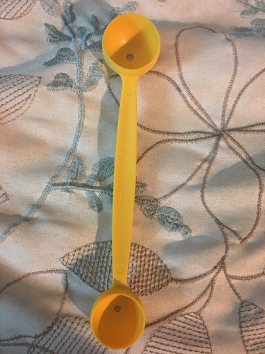 Tupperware Vintage Yellow Melon Baller Double Ended Fruit Scoop # 1333 ...