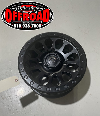1 New 14X7 13 4X156 Fuel UTV D579 Vector UTV Matte Black Wheel/Rim | eBay