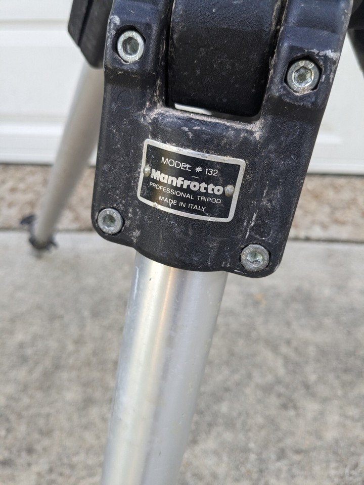 Bogen Manfrotto 132 With Manfeotto Head Bogen Professional Italy Tripod ...