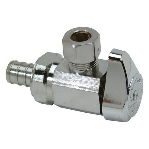 BrassCraft G2BRPX19X-C 1/2 Inch x 3/8 Inch Crimp PEX Barb x Compression ...