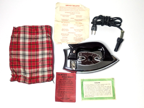 Vintage Samson Fold Away Travel Iron 1950s With Handle in Working ...