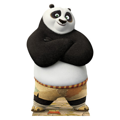 SC808 Po Ping Kung Fu Panda Jack Black Cardboard Cutout Standee Standup ...
