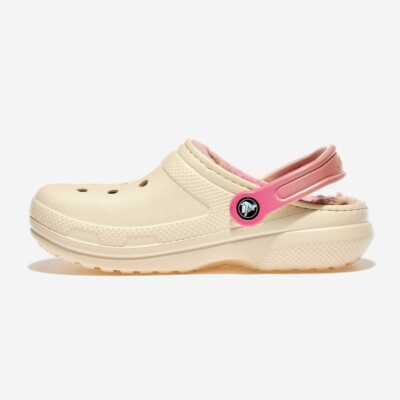 NEW CROCS LINED COLOR DIP CLOG CRS208982 208982-2Y3 BONE/MULTI UNISEX ...