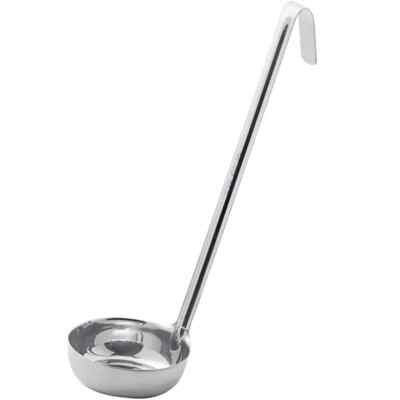 Choice 8 oz. One-Piece Stainless Steel Flat Bottom Ladle | eBay