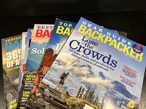 Backpacker Magazine - Set of five (5) random issues from 2008-2021 | eBay