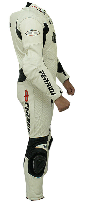 1pc Perrini Fusion Motorcycle Riding Racing Leather Suit w/ Padding ...