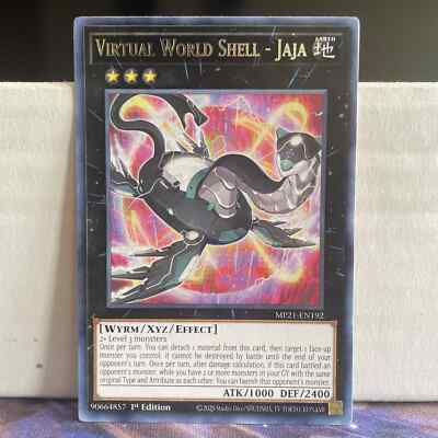 1ST EDITION VIRTUAL WORLD SHELL - JAJA 2020 MP21-EN192 YUGIOH CARD (NM ...
