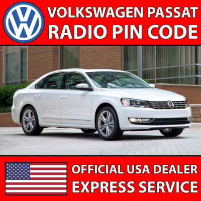 VW Volkswagen Passat Radio Code Unlock Decode PIN Volkswagen Radio Code ...
