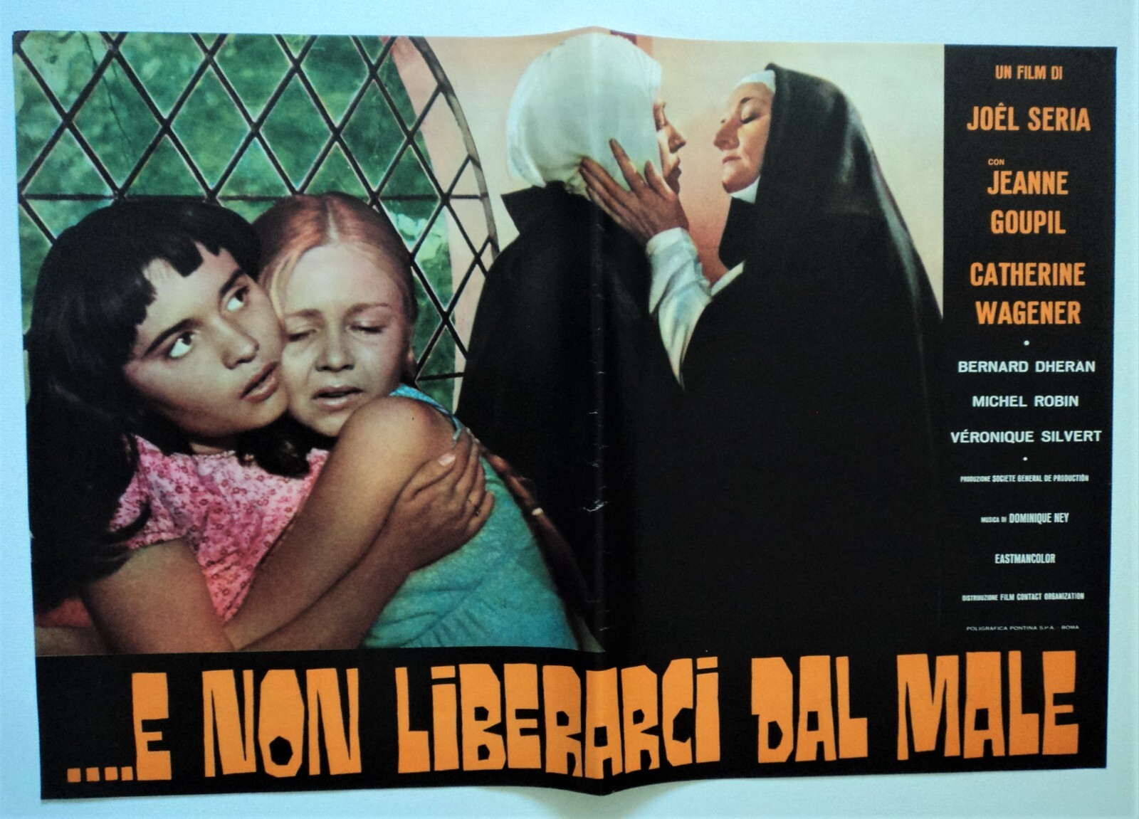 * DON'T DELIVER US FROM EVIL 1971 Original Movie Poster GOUPIL - JOEL ...