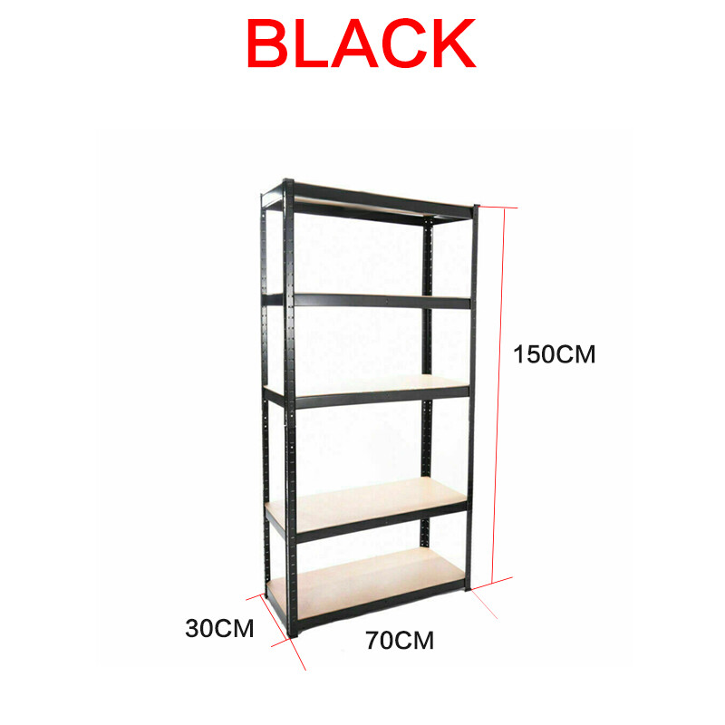 Heavy Duty 5 Tier Metal Garage Shelves Shelving Racking Storage ...