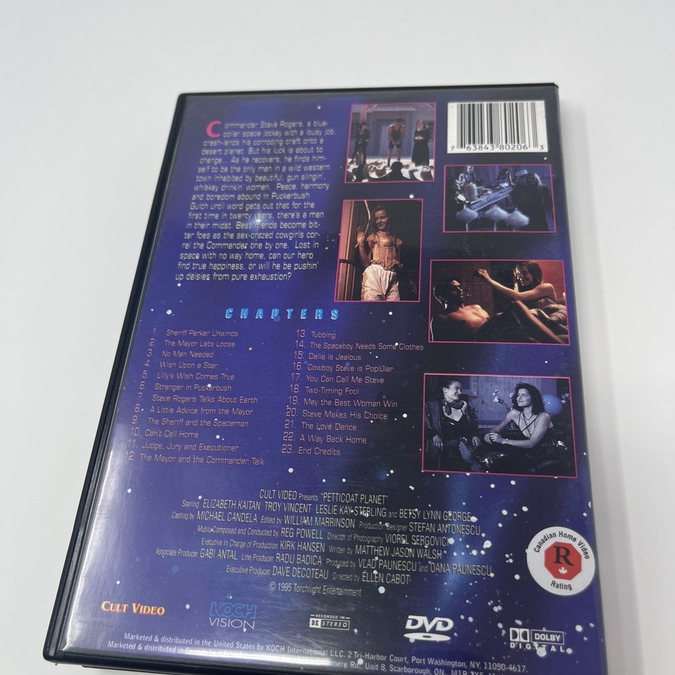 Petticoat Planet, DVD, Full Moon, Elizabeth Kaitan Cult Video 1995 | eBay