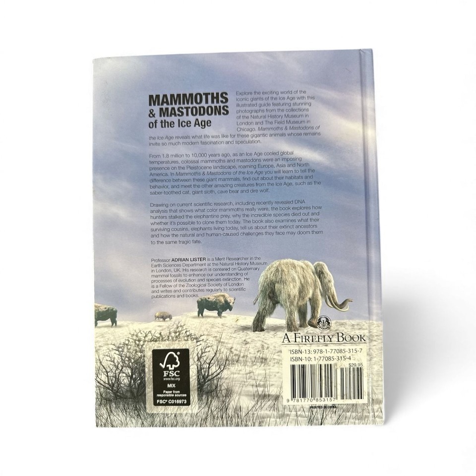 Mammoths & Mastodons Of The Ice Age Hardcover Book By Adrian Lister | eBay