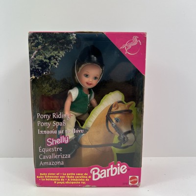 Barbie Mattel's Shelly Pony Riding Doll NEW | eBay