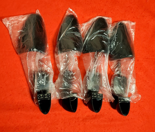 4 VTG Shoe Trees Adjustable *TOE CREASE SAVERS* Fits Left up to size 12 ...