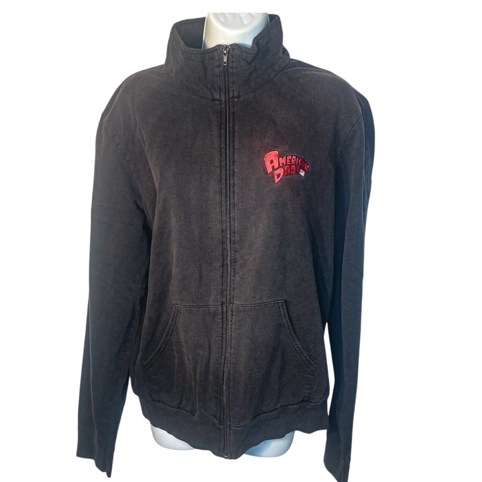 AMERICAN DAD Cast & Crew Gift Sweatshirt L Stan Smith Embroidered ...