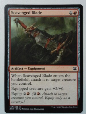 Scavenged Blade *Common* Magic MtG x1 Zendikar Rising | eBay