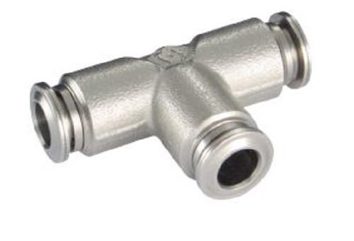 Metal 1/8 to 1/2 Push Fit,Connector Tees, Air Ride Push in fittings ...