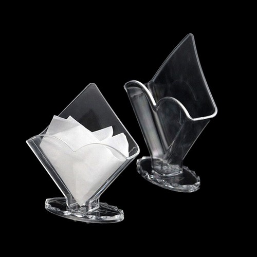 Acrylic Art Tissue Rack Car Home Rhombus Shape Tissue Box Container ...