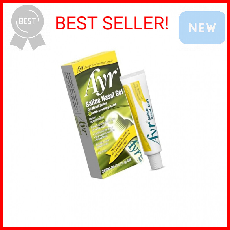 Ayr Saline Nasal Gel, With Soothing Aloe, 0.5 Ounce Tube (Pack of 1) | eBay