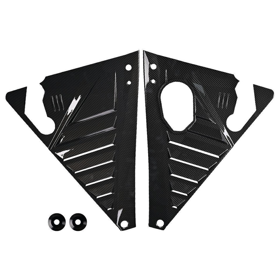 For Corvette C8 Z51 Z06 Carbon Fiber Rear Engine Bay Panel Corner Cover ...