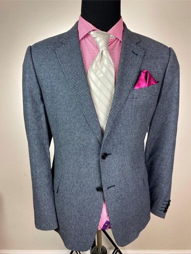 ARMANI Collezioni Blue/Gray Modern 2Btn Sport Jacket 44R 44 R | eBay
