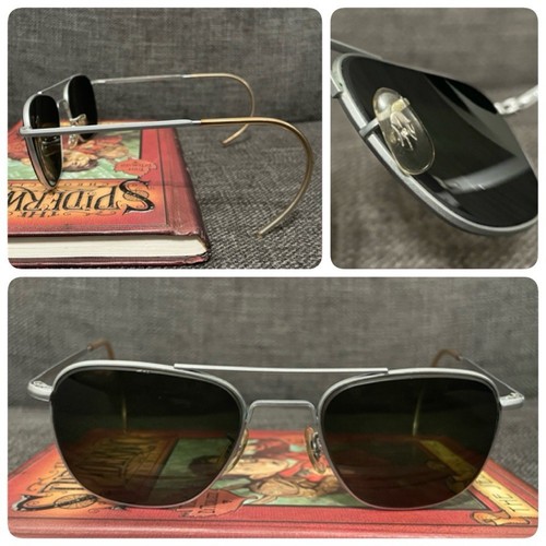 VTG American Optical AO 6 1/2 Norton Aviator Prescription Sunglasses ...