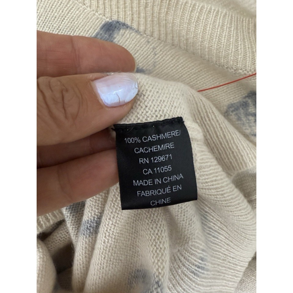 SKULL CASHMERE Cara X-Ray Skull Cashmere Sweater XS Luxury designer ...