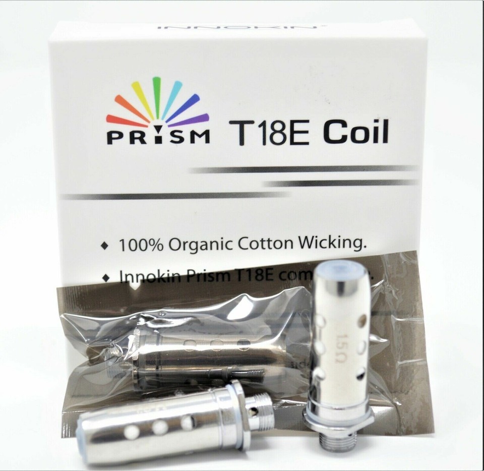 Innokin T18E Coils T22E Replacement Prism Endura Coil Heads 1.5ohm(pk5 ...