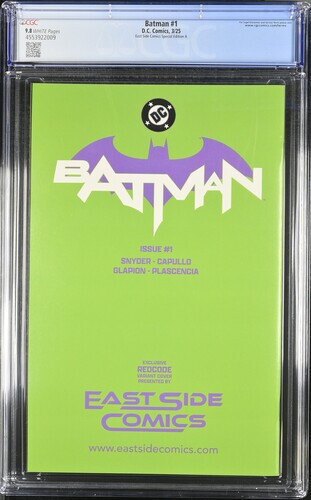 Absolute Batman #1 CGC 9.8 Akira Homage (4 BOOK SET) NEW 52 REPRINT | eBay