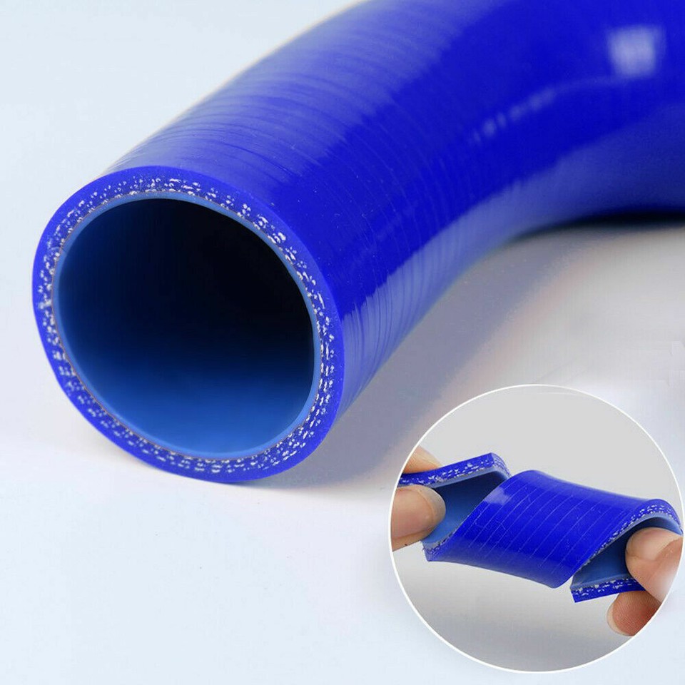 Blue For Ford Focus Mk2 RS 2.5 Durate Silicone Radiator Coolant Header ...