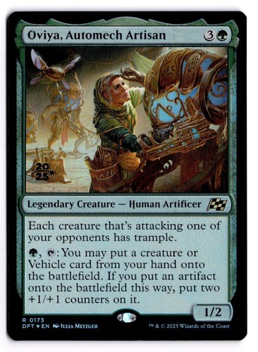 MTG - Oviya, Automech Artisan - Prerelease Cards Aetherdrift - Near ...