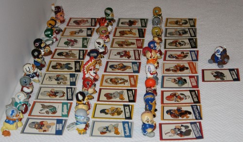 Very Rare Vintage 1983 NFL Huddles PVC Figures FULL SET of 28 Bills ...