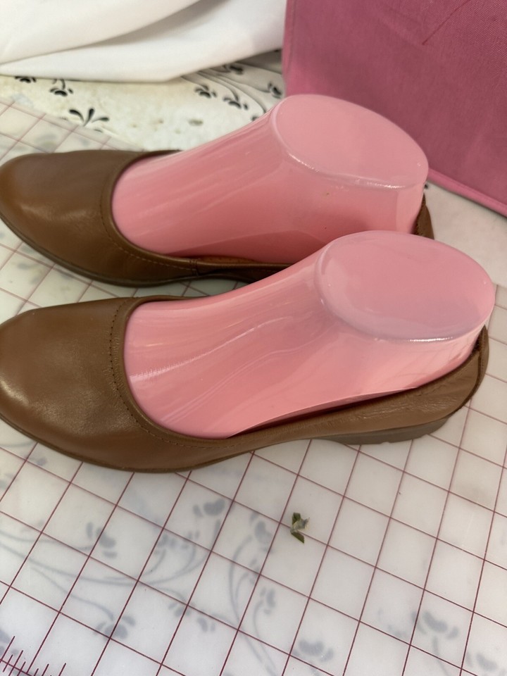 Clarks Grace Piper Tan Leather Classic Shoe Pre-Owned Size 7 Perfect ...