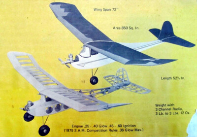 MEN BUZZARD BOMBSHELL PLAN + PARTS PATTERNS & Article for 72" RC Model ...